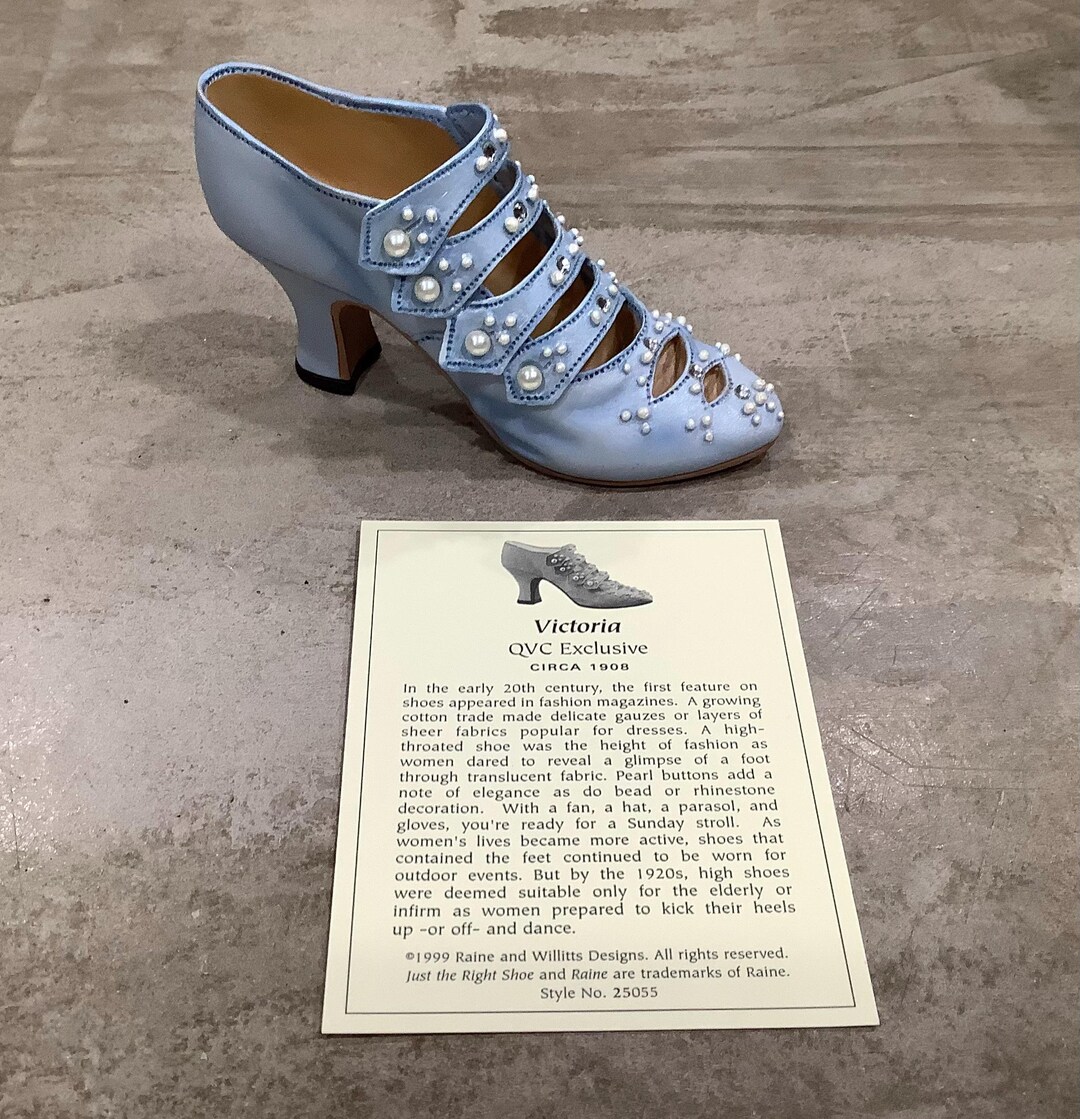 Vintage Just the Right Shoe Raine - Blue Promenade Victoria - Limited ...