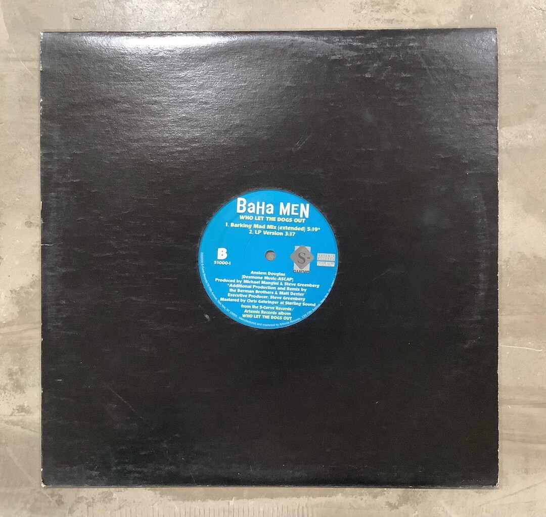 Baha Men Who Let the Dogs Out / 2000 12” Record Vinyl / VG- Condition ...