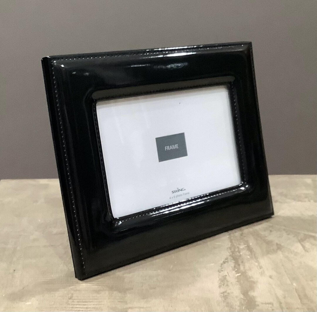 Vintage Black Swing Vinyl Standing Photo Frame (4x6 Photo) - Etsy