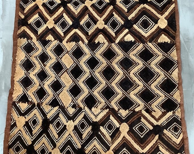 Kuba Raffia Textile Cloth / African Woven Tapestry - Etsy