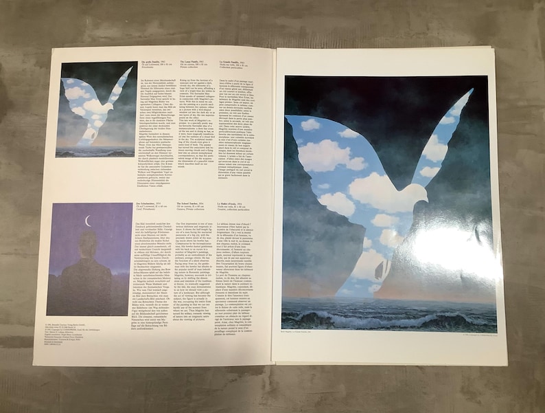 Vintage Rene Magritte Taschen Art Posterbook / Coffee Table Book / High ...