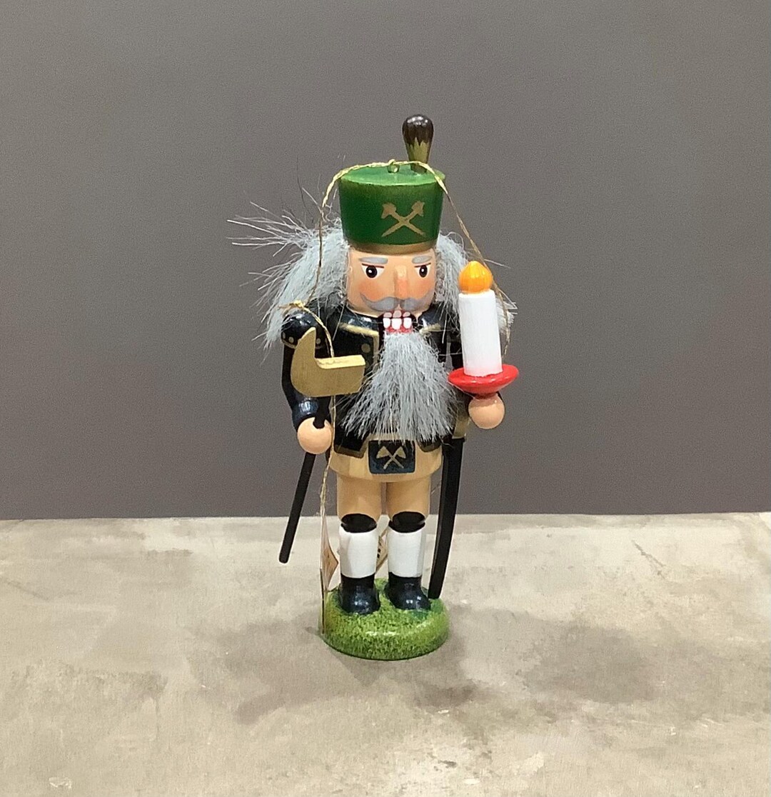 Vintage Kathe Wohlfahrt Nutcracker Ornament / German Soldier Holding a ...