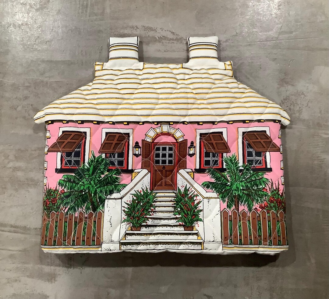 Vintage Frances Worters England House Tea Pot Cozy / Handmade English ...