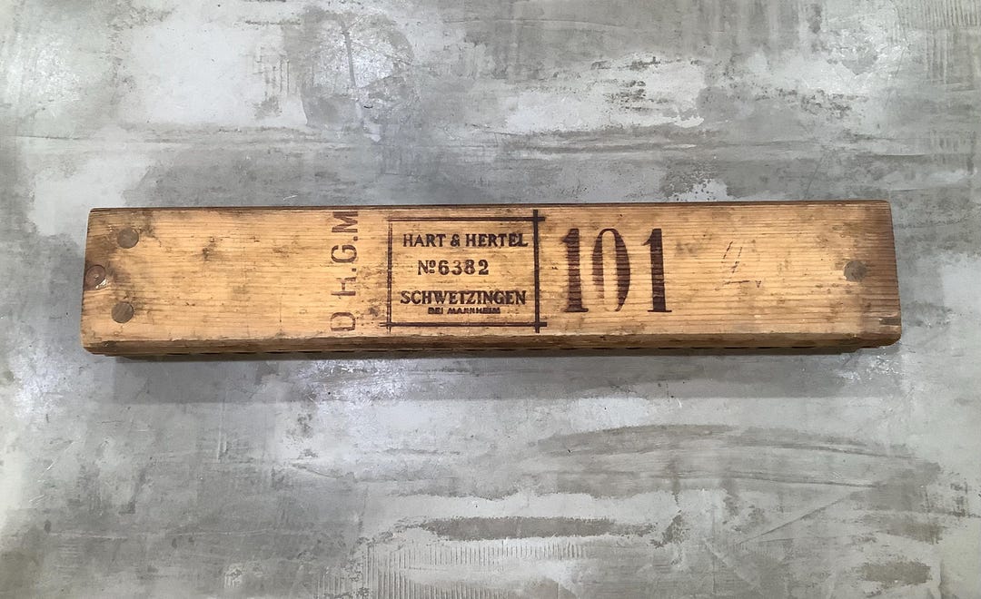 Vintage German DRGM Hart & Hertel Cigar Wood Press / Wooden Mold - Etsy