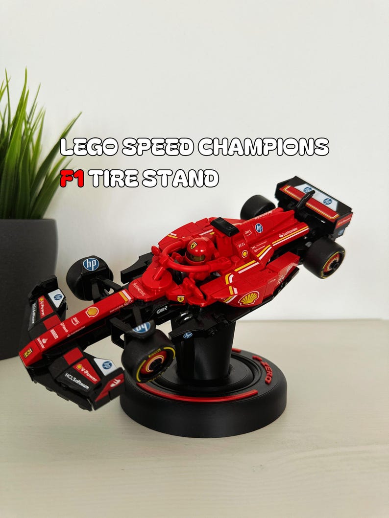 LEGO Speed Champions F1 2025 Display / 3D Printed F1 Tire Design / F1 ...