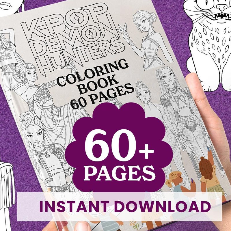 Kpop Valentine Coloring - Etsy