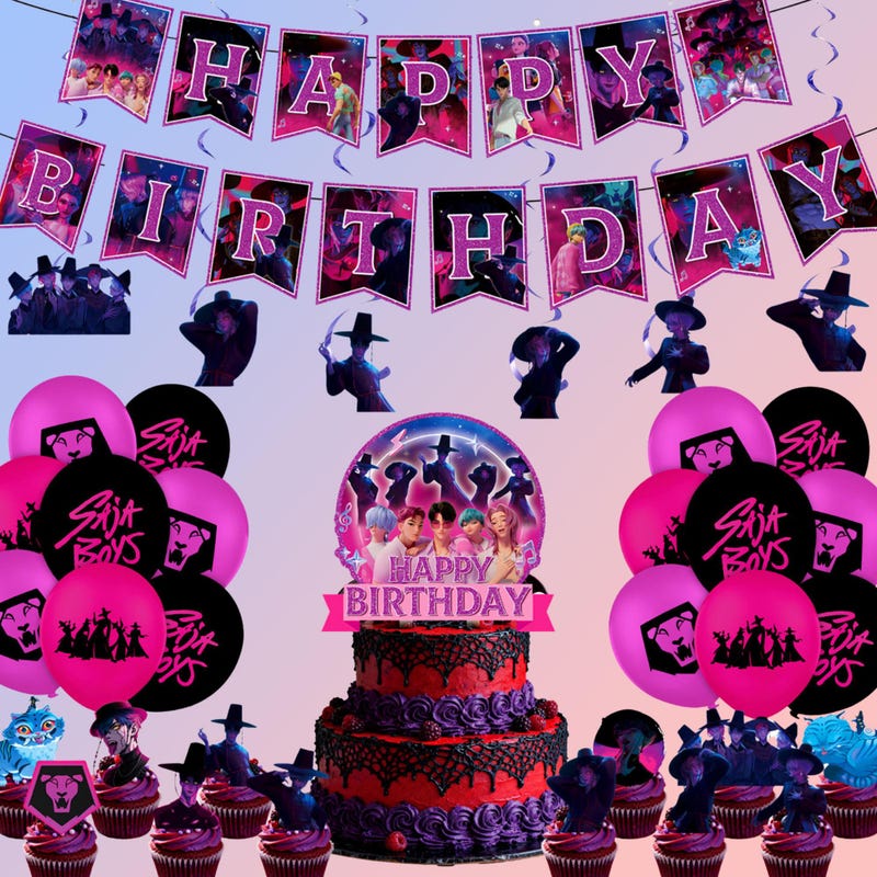 Saja Boys and Huntrix Themed Cakes - Etsy