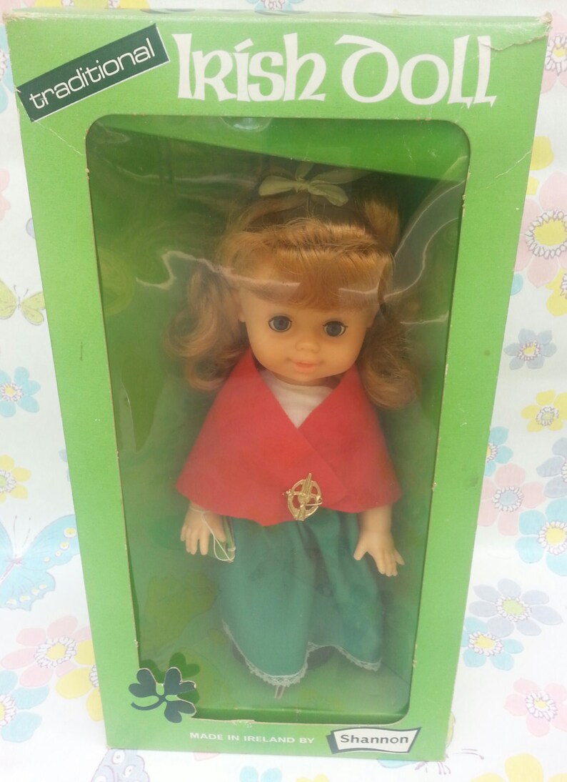 Vintage 1970s Traditional Irish Doll Shannon Industries of Dublin Made ...