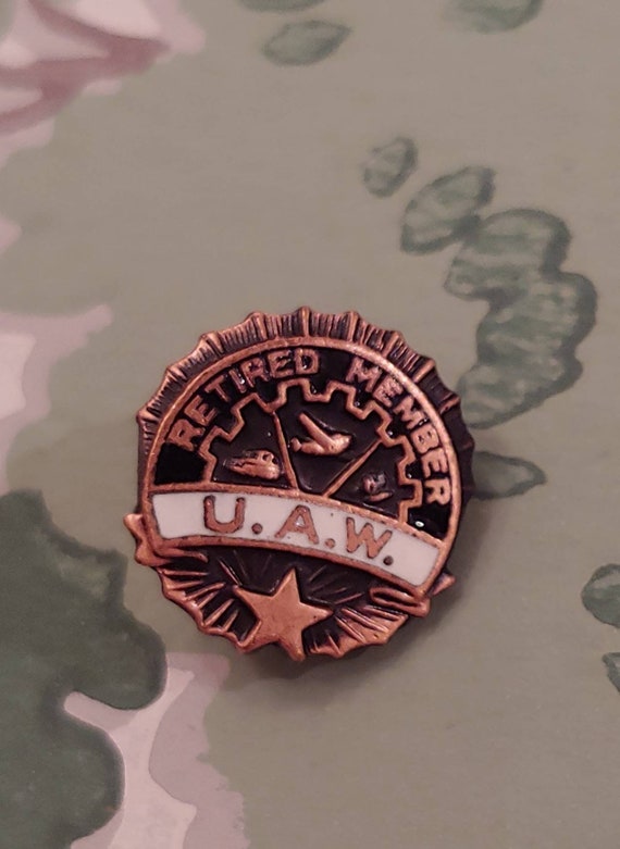 vintage 1970s uaw united - Gem