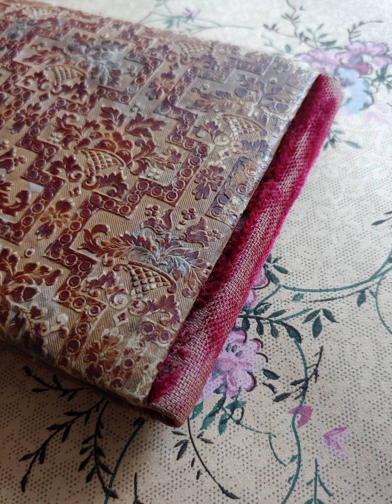 Vintage Late 1800s Victorian Journal Album Dated 1899 Used as Baby Book ...