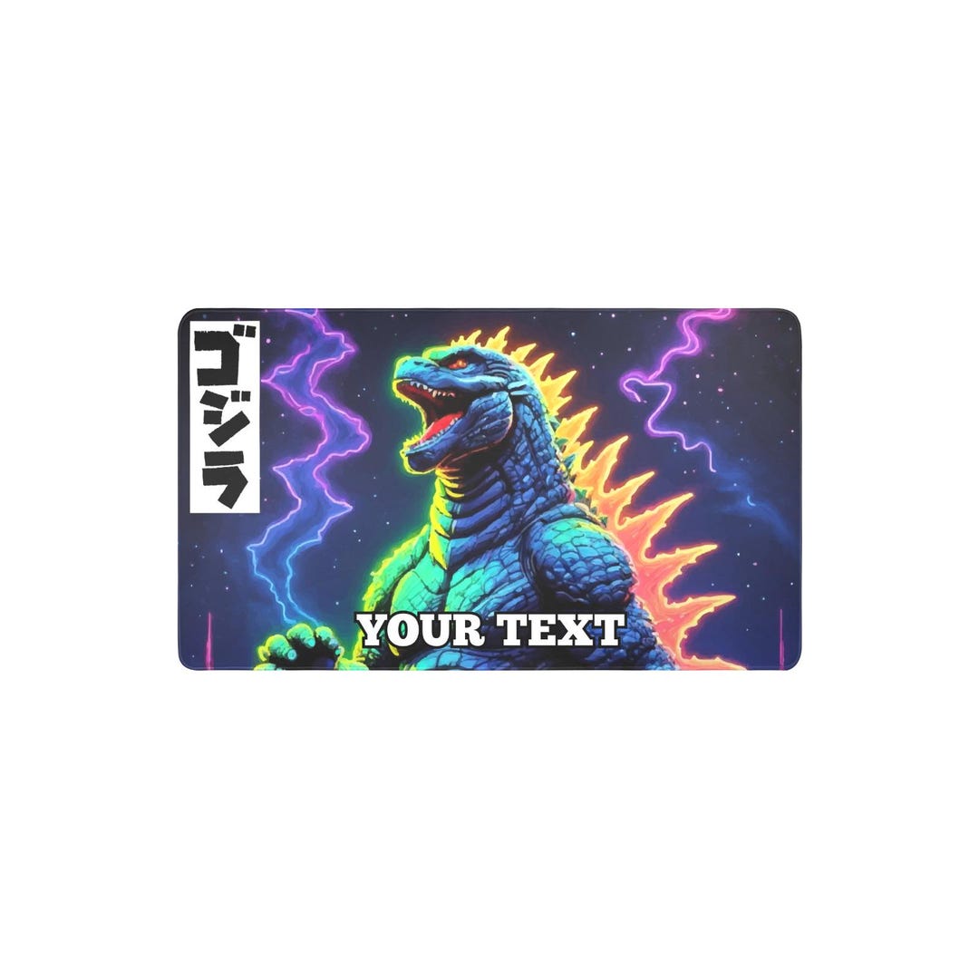 Godzilla Mousepad 23.6 X 13.8 Custom Mouse Pads Gift Your Text - Etsy