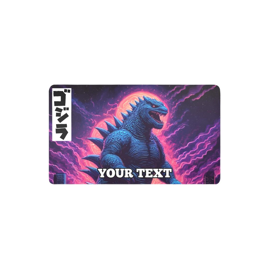 Godzilla Mousepad 23.6 X 13.8 Custom Mouse Pads Gift Your Text Gojira ...