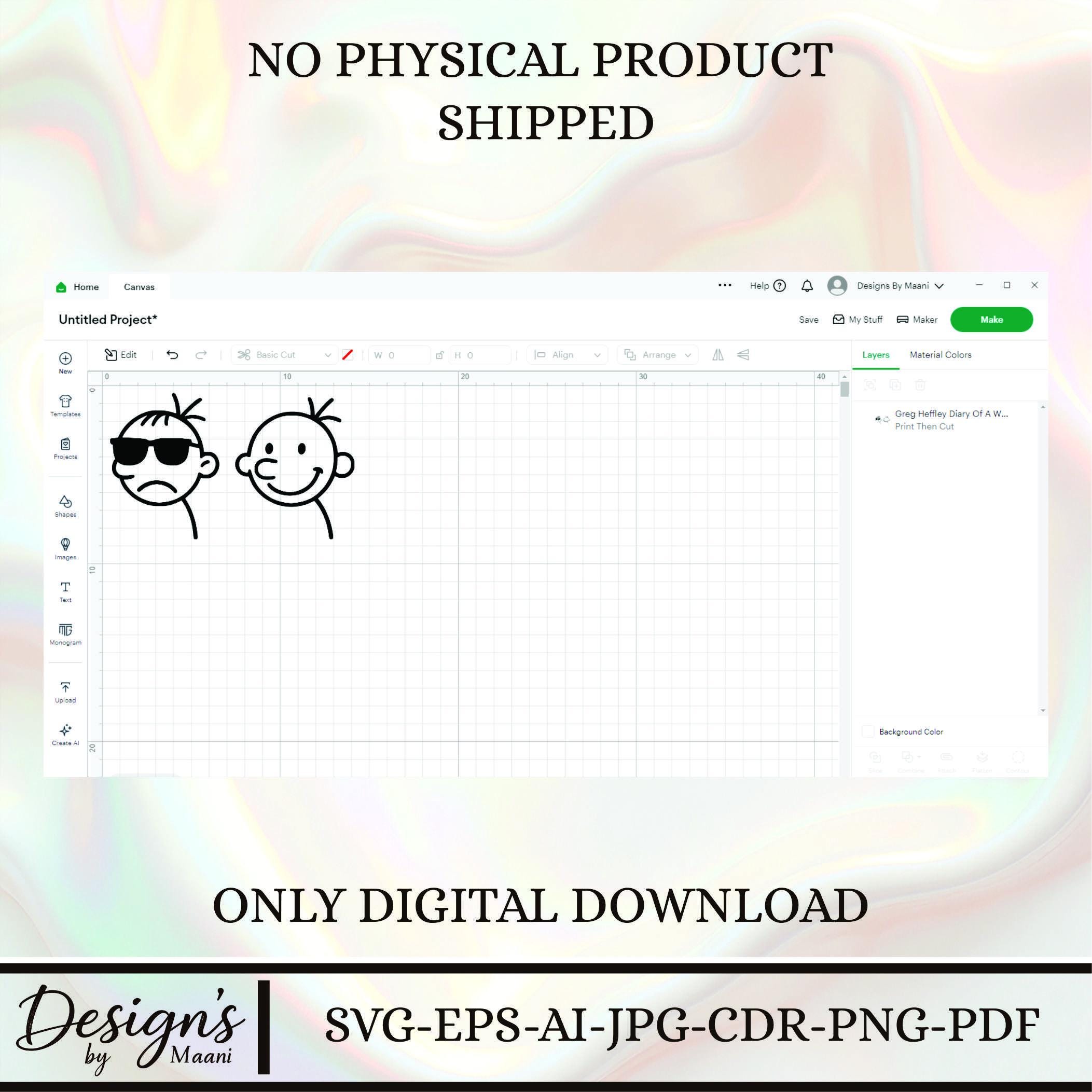Greg Heffley Diary of A Wimpy Kid Vector Illustration, Greg Svg, Greg ...