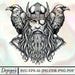 Odin Portrait | SVG JPG PNG | Odin Download | Odin T-shirt Design ...