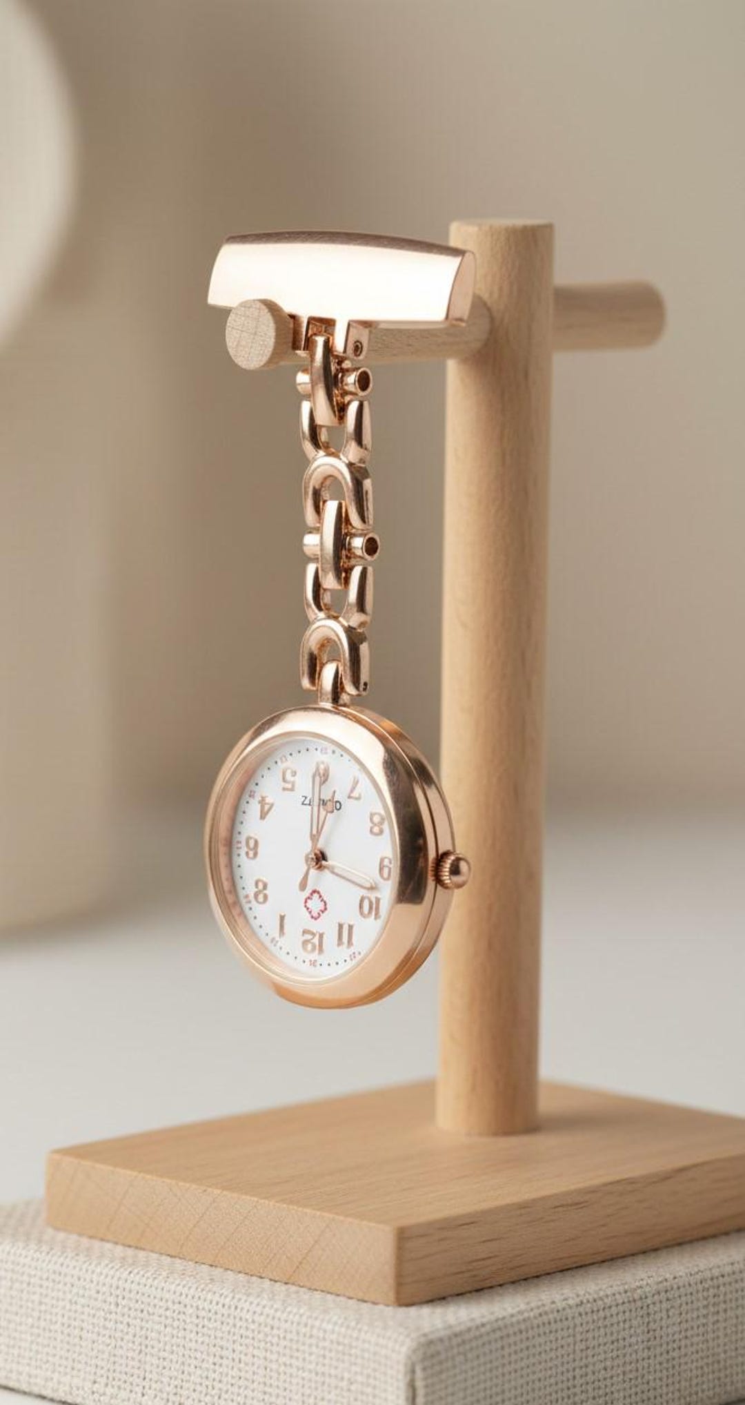 Rose Gold Nurses Fob Watch | Upside Down Dial, Medical Gift - Etsy