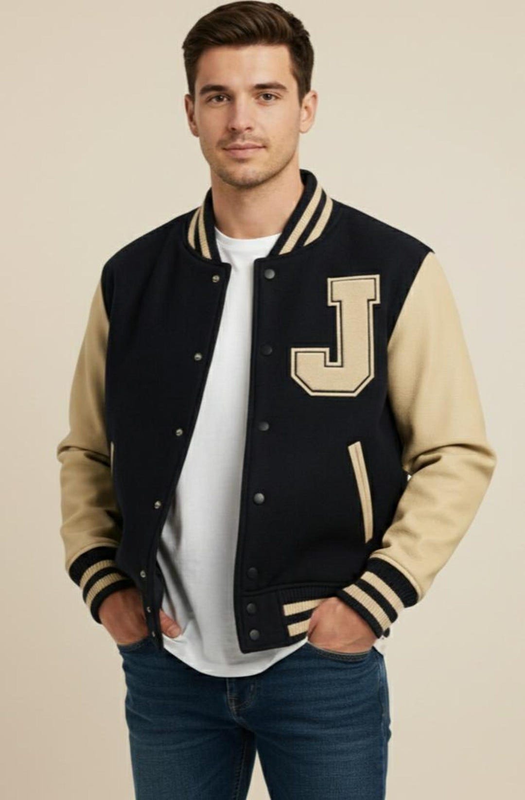 New Custom Wholesale Varsity Jacket Wool Body With Leather Sleeves ...