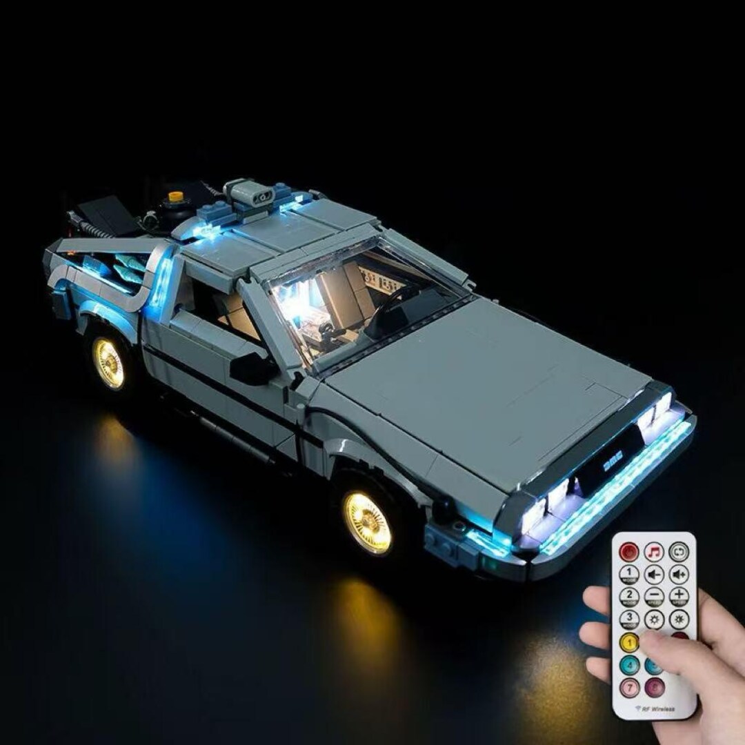 LED Light Kit for LEGO 10300 Back to the Future Time Machine,infrared ...