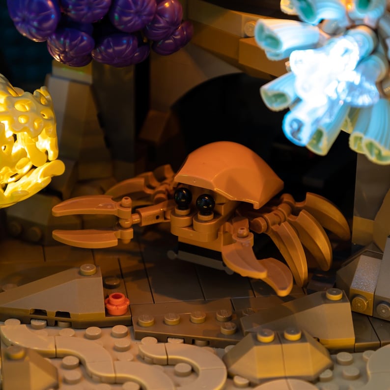 Dimmable LED Light Kit Compatible With LEGO 10366 Tropical Aquarium ...