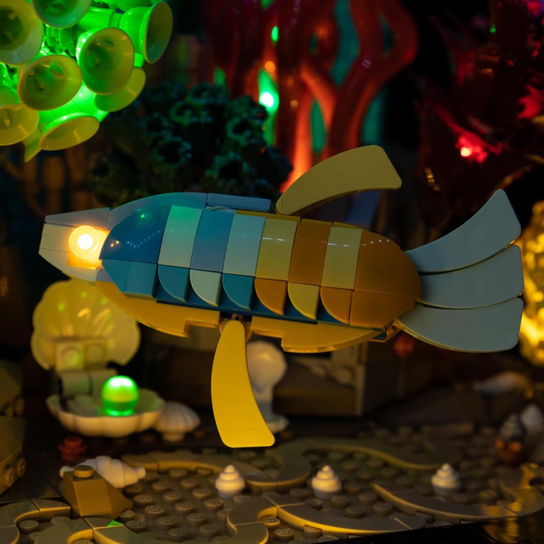 Dimmable LED Light Kit Compatible With LEGO 10366 Tropical Aquarium ...