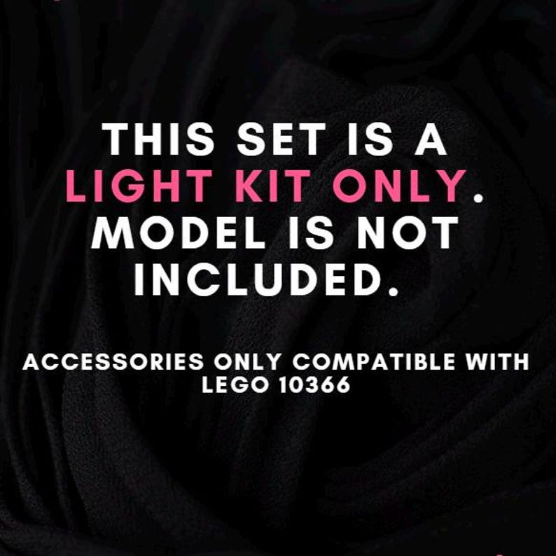 Dimmable LED Light Kit Compatible With LEGO 10366 Tropical Aquarium ...