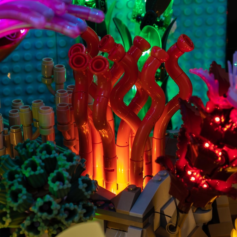 Dimmable LED Light Kit Compatible With LEGO 10366 Tropical Aquarium ...