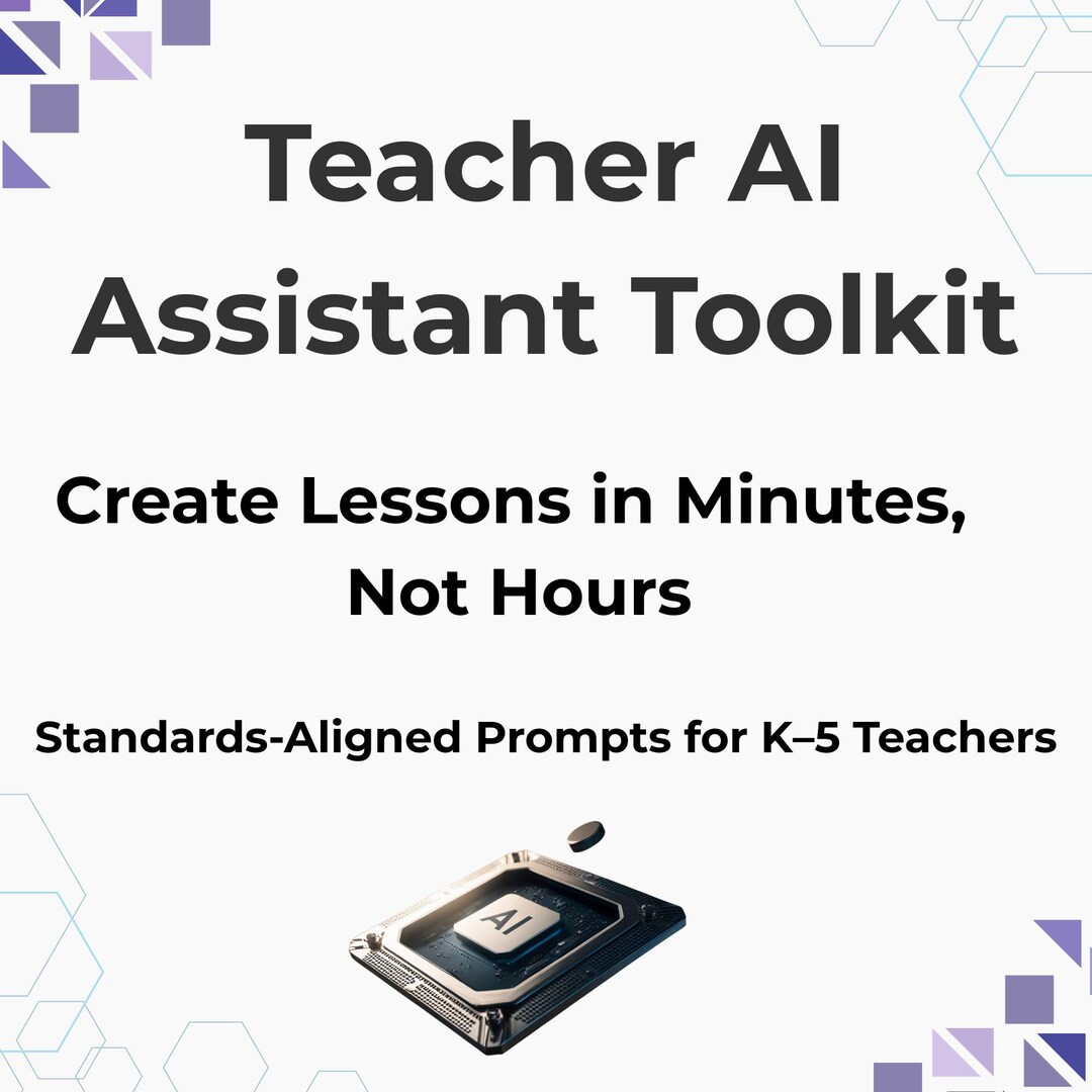 Teacher AI K5 Standards Aligned Prompt Toolkit Instant Lesson Plans ...