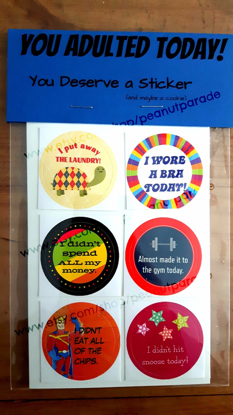 ORIGINAL 'you Adulted Today' TM Adulting Reward - Etsy