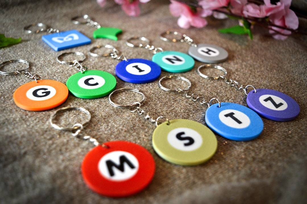 Japanese Keychains Tokyo Metro - Etsy