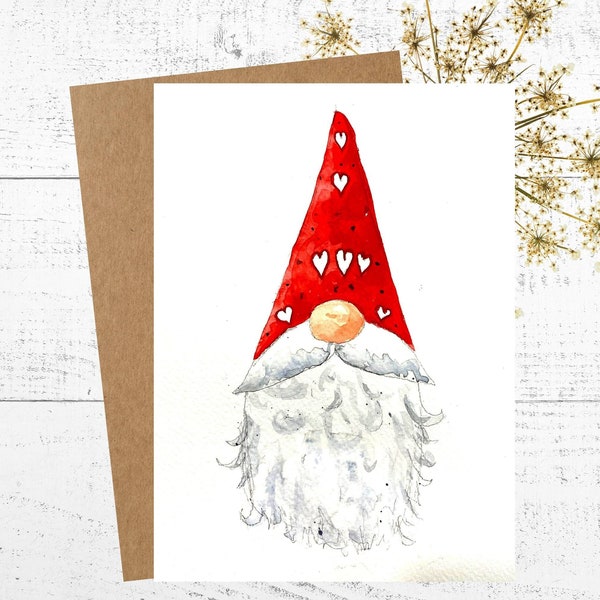 Gnome Greeting Card - Etsy