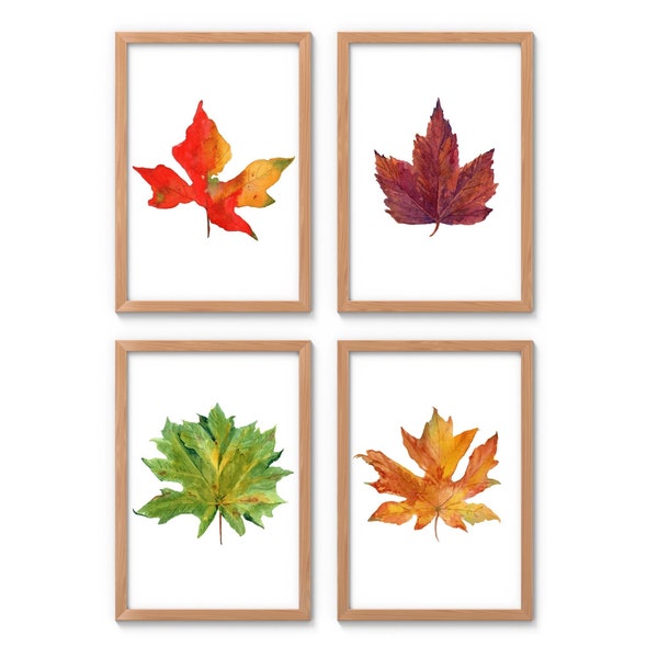 Fall Leaves Print - Etsy
