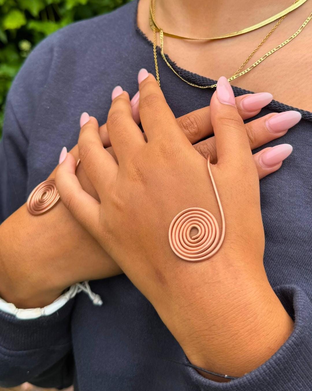 Grounding Copper Spiral Bracelet, Meditation Tool, Reiki Spiritual ...