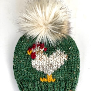 KNIT Chicken Hat PATTERN Only Knit Instructions Downloadable PDF File ...