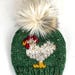 KNIT Chicken Hat PATTERN Only Knit Instructions Downloadable PDF File ...