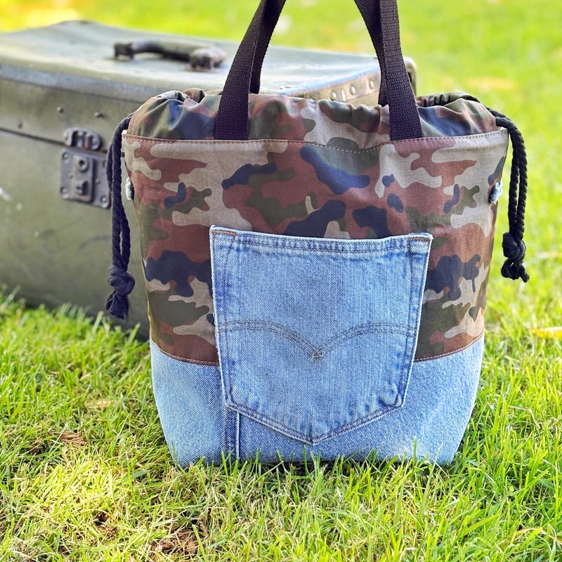 Upcycle Drawstring Bags - Etsy