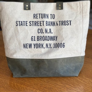 Vintage State Street Bank & Trust Broadway New York NY Upcycled Money ...