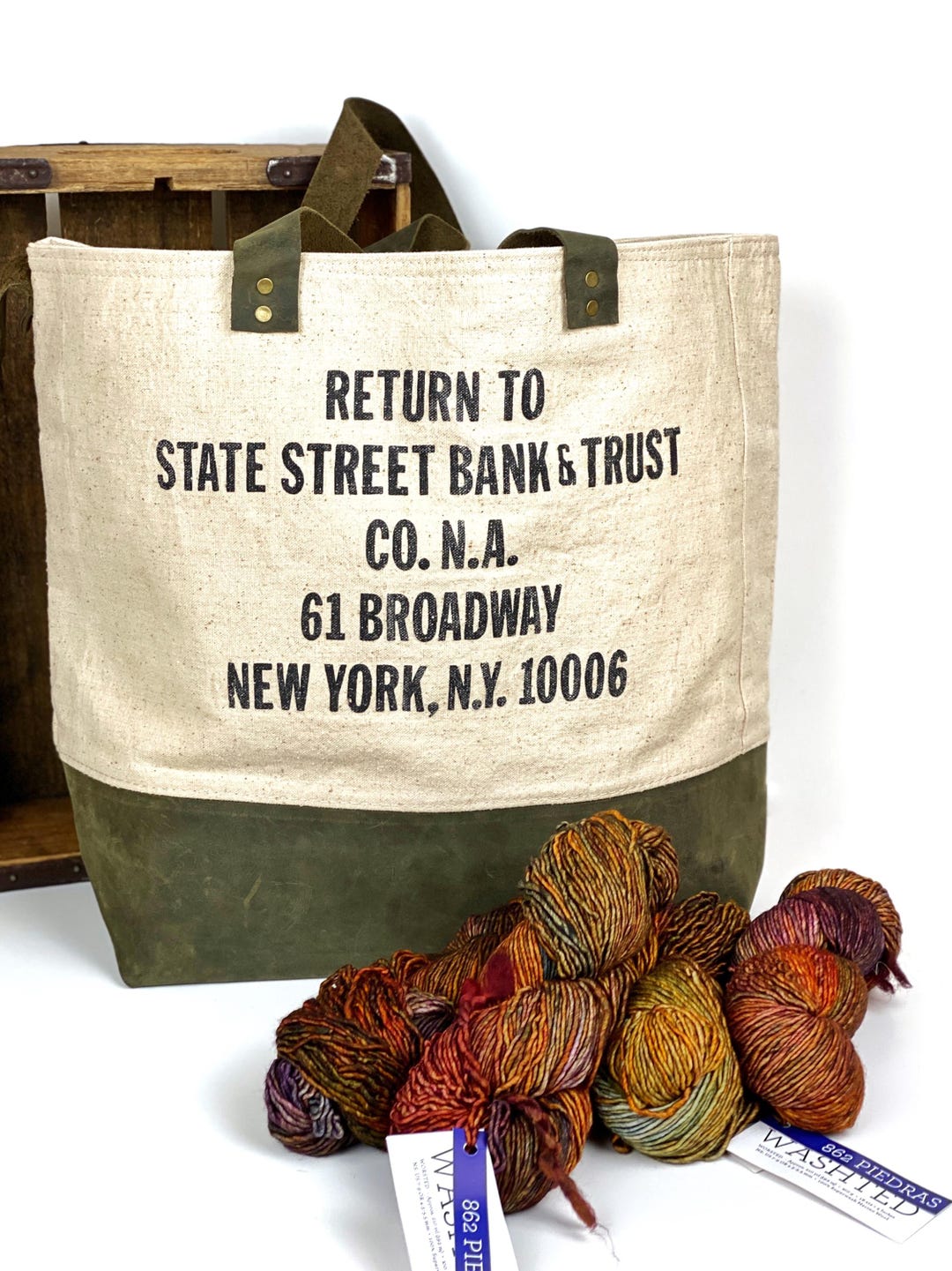 Vintage State Street Bank & Trust Broadway New York NY Upcycled Money ...