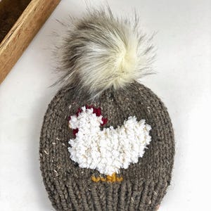 KNIT Chicken Hat PATTERN Only Knit Instructions Downloadable PDF File ...