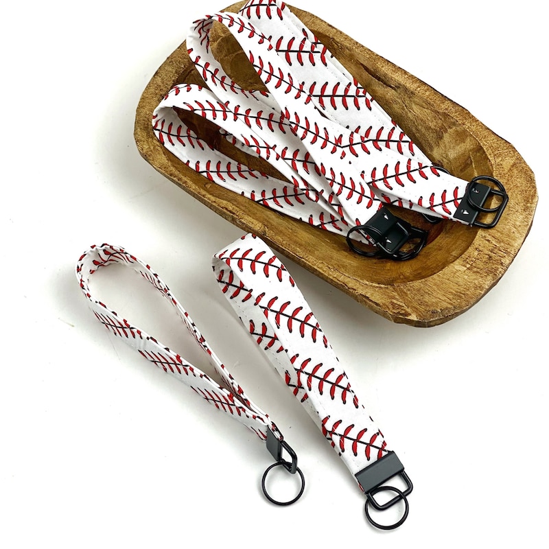 Key Fob Wristlet Baseball - Etsy