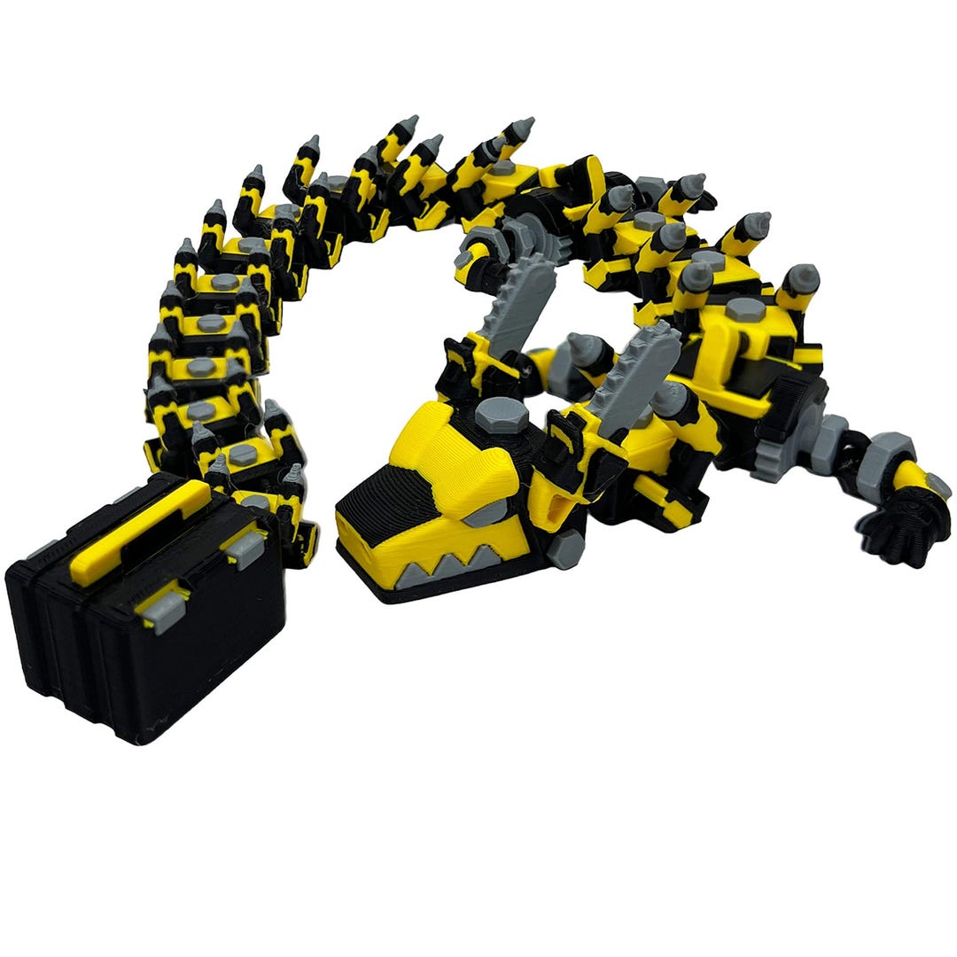 Tool Desk Fidget Toy – Articulated 3D Printed Mechanic Gift ...