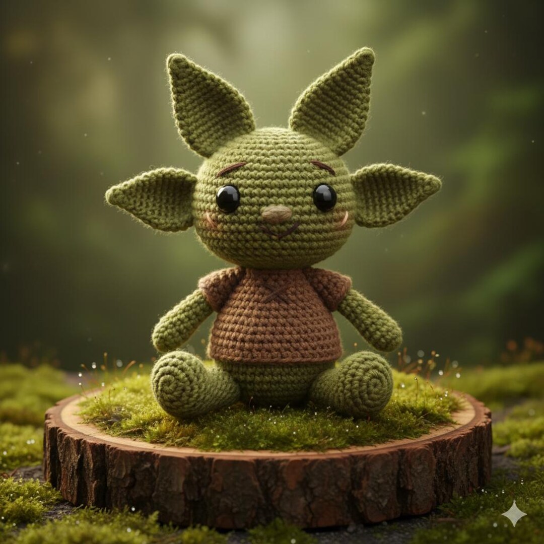 Crochet Goblin Pattern PDF, Amigurumi Baby Goblin Doll, Easy Monster ...