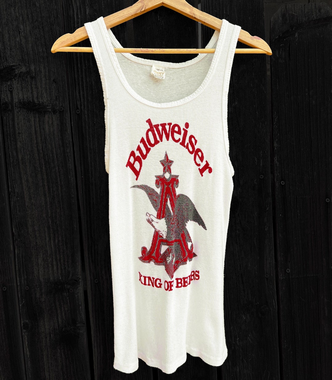 Budweiser King of Beers Ribbed Tank Size S/M - Etsy