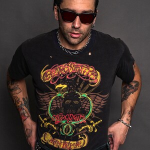 Aerosmith aero Force One Double Sided Concert Tee Size M/L - Etsy