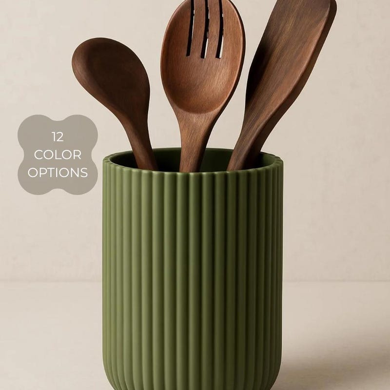 Modern Utensil Jar - Etsy