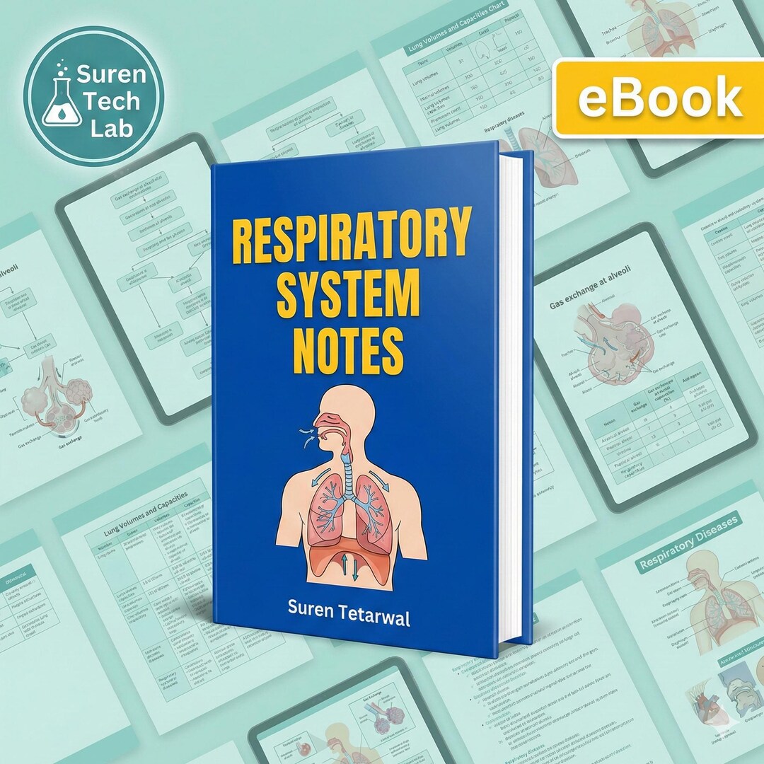 Respiratory System Study Guide: Anatomy Physiology Notes With Diagrams ...