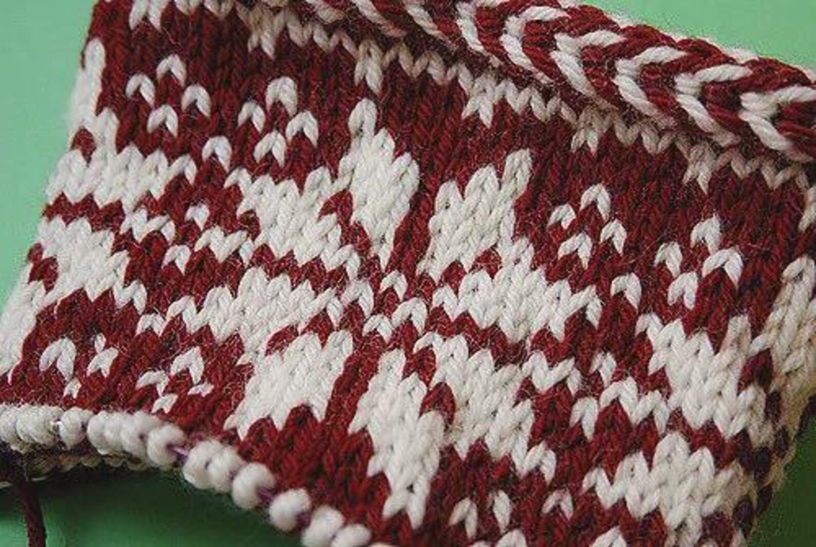 Nordic Christmas Stocking Knitting Pattern – Fair Isle Holiday Stocking ...