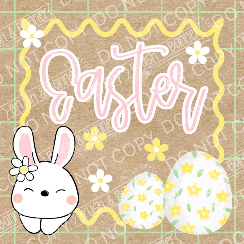 Editable Easter Banner Template Bundle 35x35 - Etsy