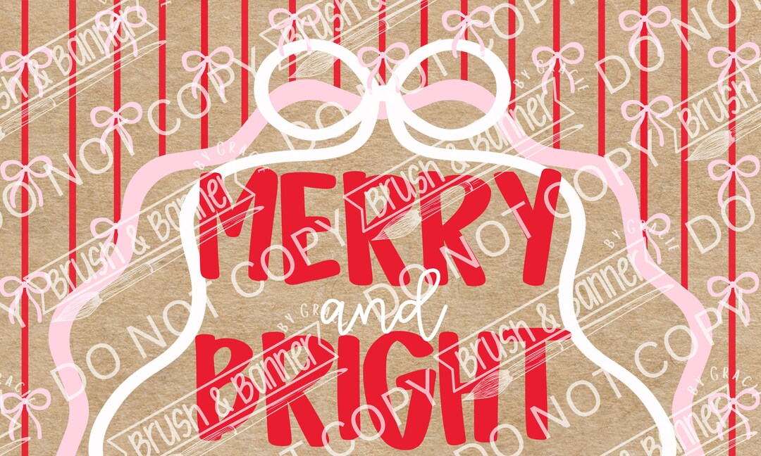 Editable Christmas Banner Template - Etsy