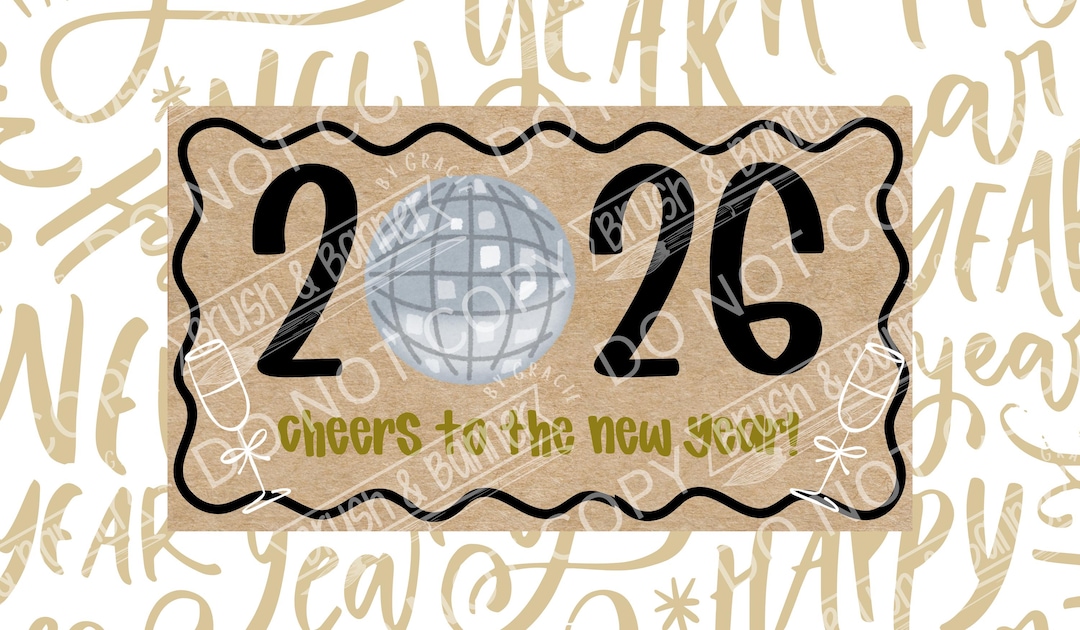 New Year's Banner Template | Editable Canva Banner | 35x60 | New Year ...
