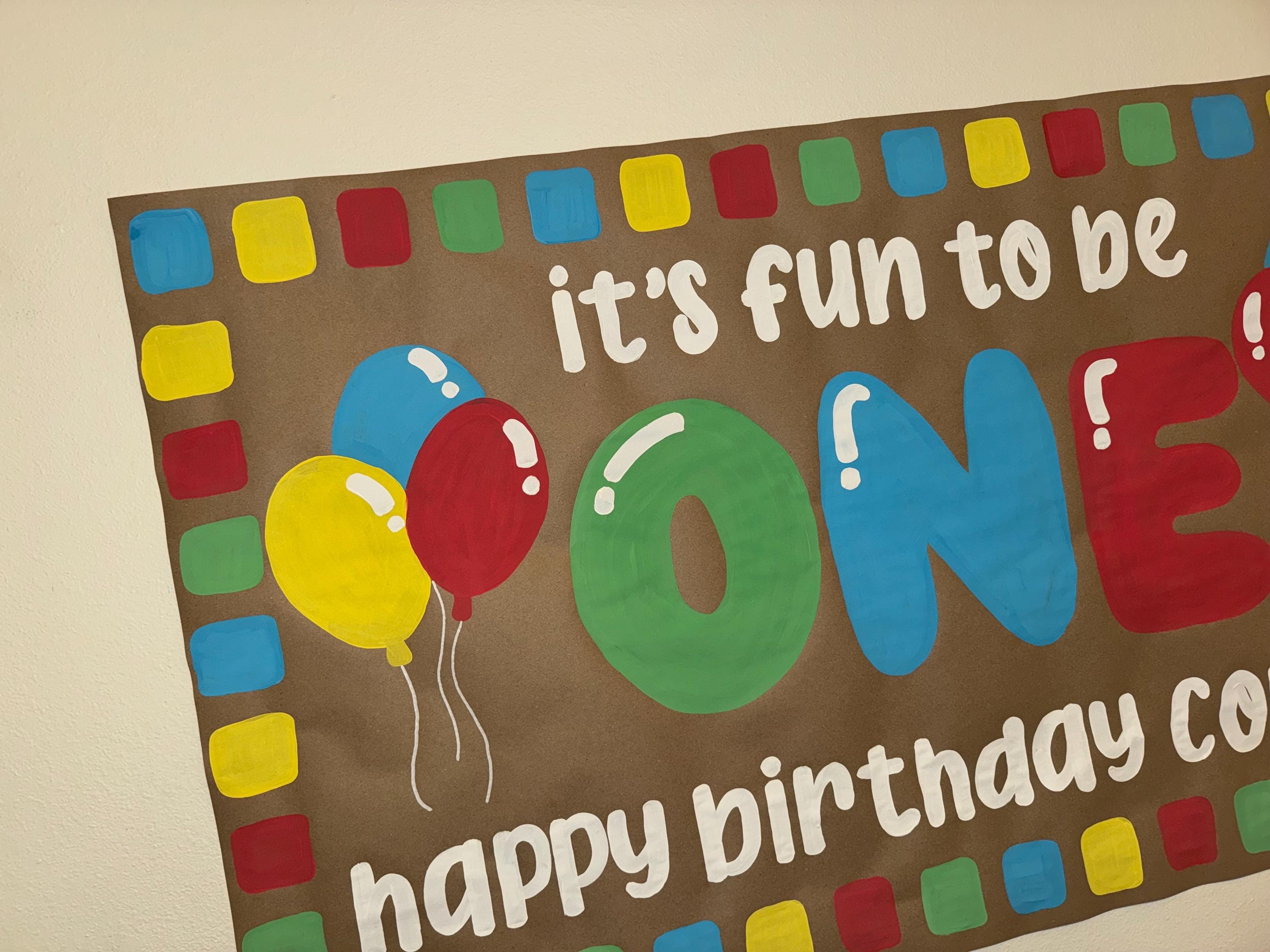 It’s Fun to Be One Painted Banner - Etsy
