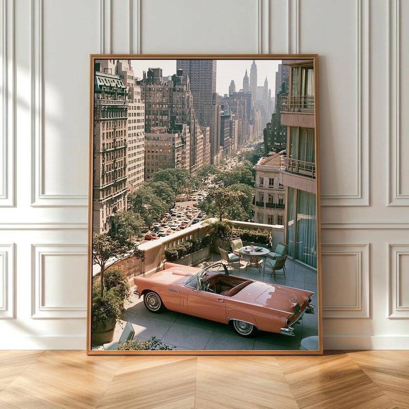 Luxury Car City Wall Art - Etsy
